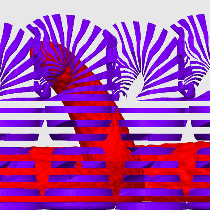 3D Print of Zebra Knight (Multi Color Torture Test) by Silva3DPrinting