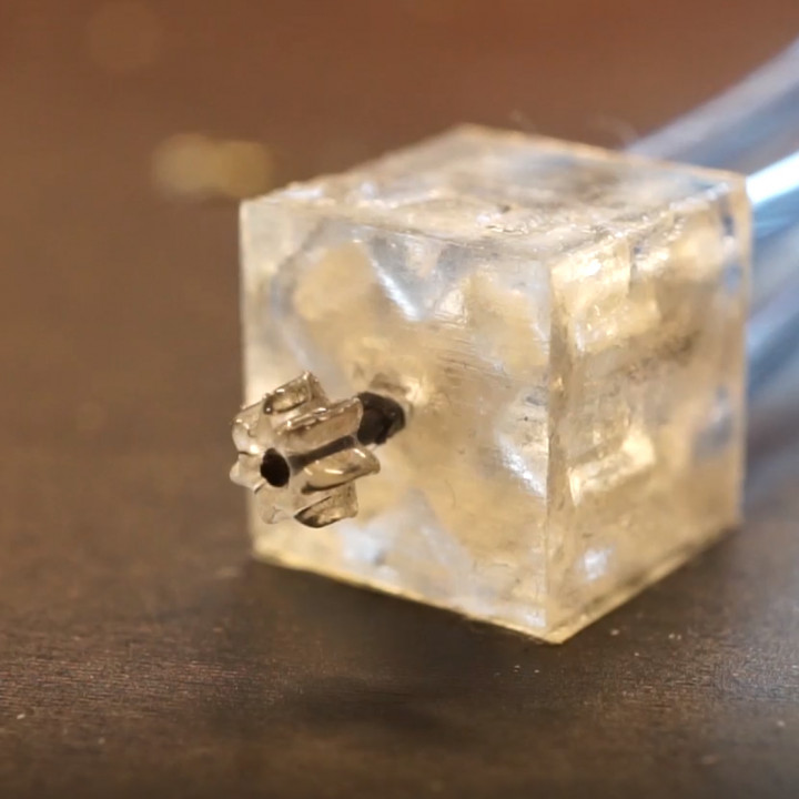 3D Printable R-10 Pneumatic Rotational Stepper Motor by Vincent Groenhuis