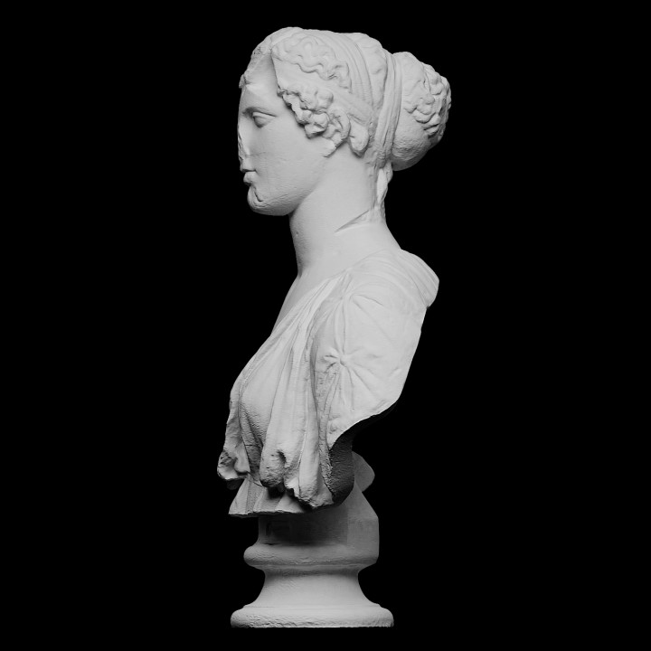 3D Printable Bust of a woman, "The Oxford Bust" by SMK - Statens Museum ...