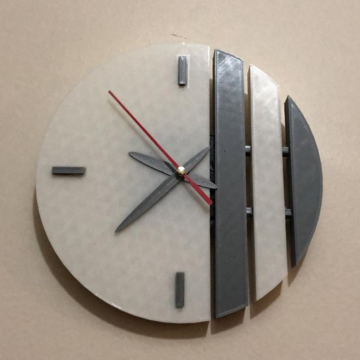3D Printable Wallclock by Zafer Turna