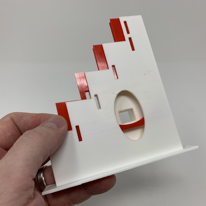 3D Printable Marblevator, Magnetic Tracks by Greg Zumwalt
