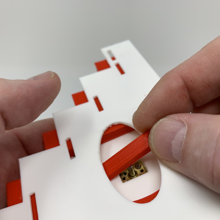 3D Printable Marblevator, Magnetic Tracks by Greg Zumwalt