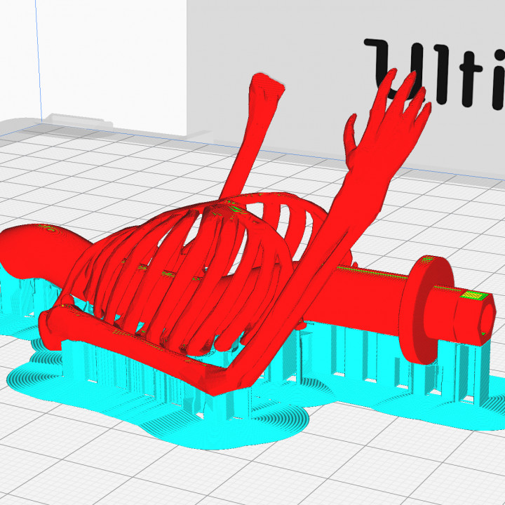 3D Printable RIP Skeleton by Greg Zumwalt