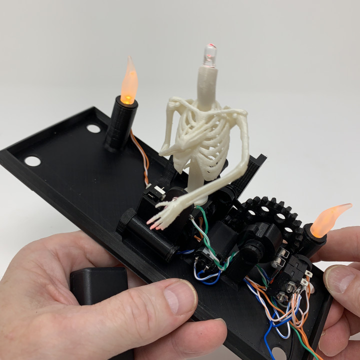 3D Printable RIP Skeleton by Greg Zumwalt