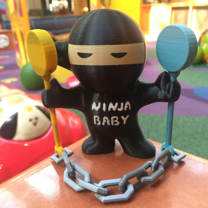 3D Printable Ninja Baby by Star Labs 3D, LLC