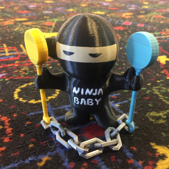 3D Printable Ninja Baby by Star Labs 3D, LLC