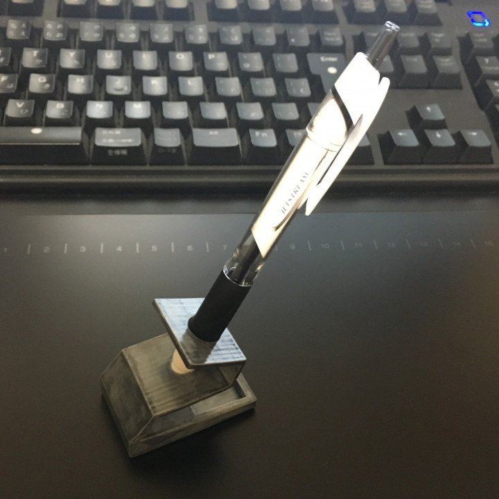 3D Printable Simple Pen Stand by sugamo
