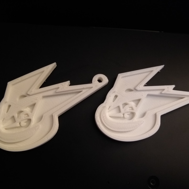 3D Printable Greninja Keychain by Kurt Hansen