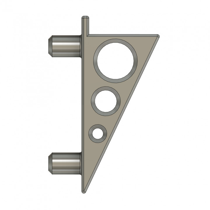 3D Printable Shelf Bracket MK3 by Dan Ouellet