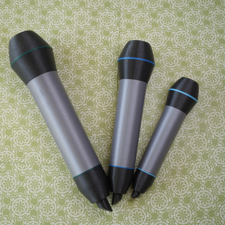 3D Printable Microphone: Twist & lock, multi-color prop / toy by Fly ...
