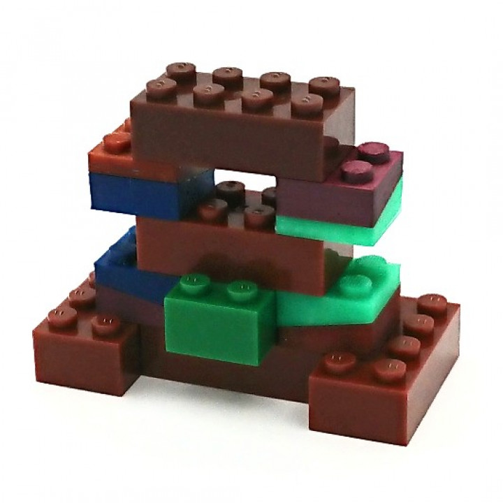3D Printable Whacky Bricks - Customizable! by DasMia