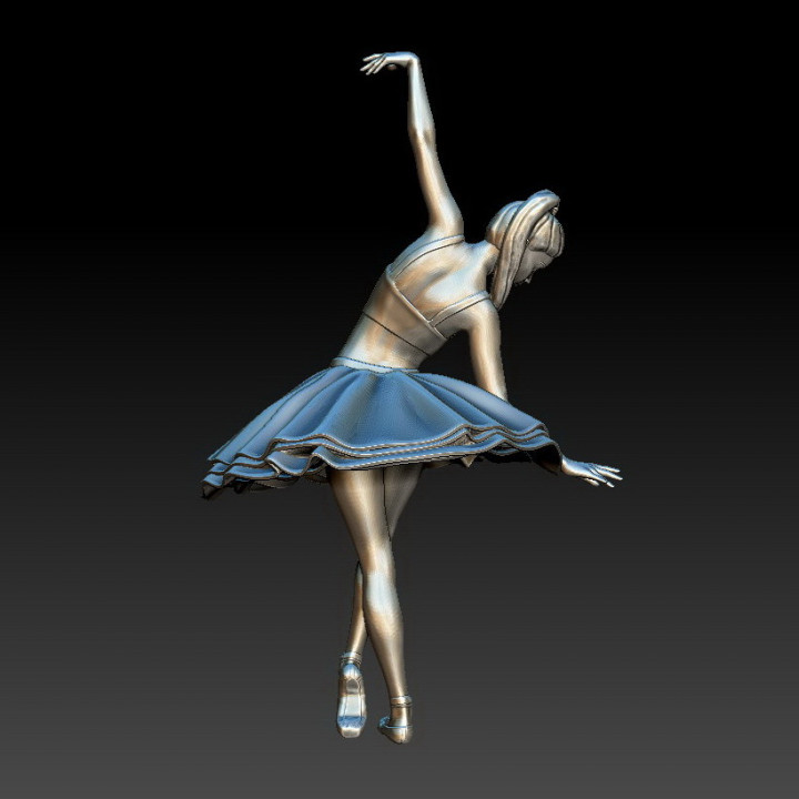3D Printable Ballerina 2 by 3DLadnik