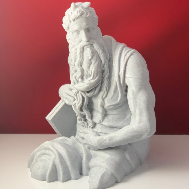 3D Print of Moses (Upper Half) by D3D_studio