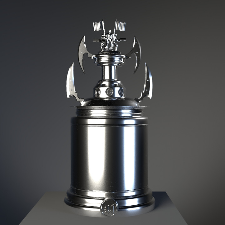 3D Printable UT Dev Trophy by Metal