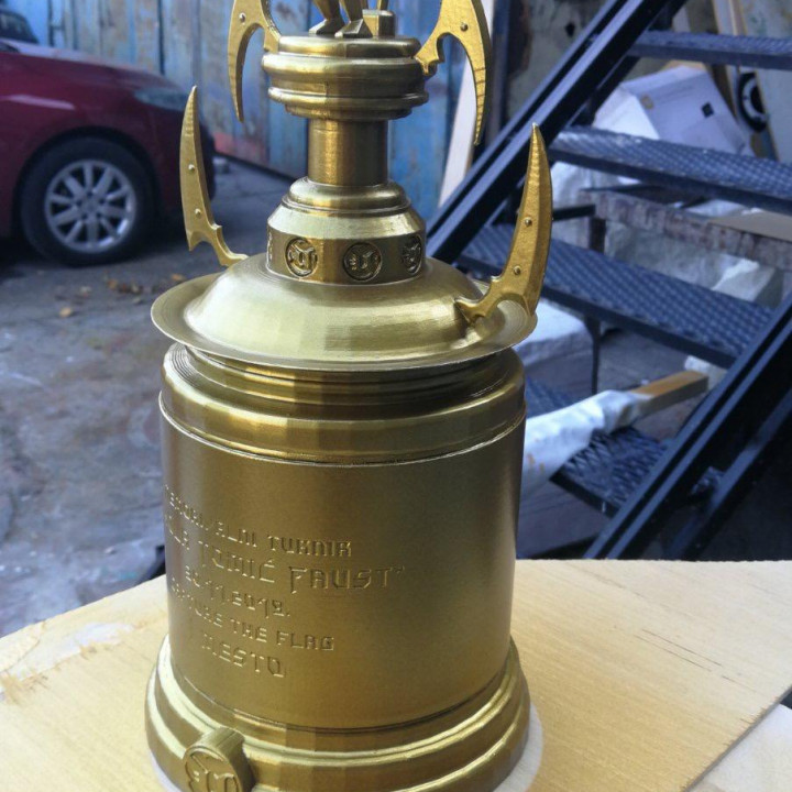 3D Printable UT Dev Trophy by Metal