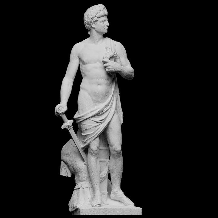 3D Printable Amor patriae. Allegory symbolizing patriotism by SMK ...