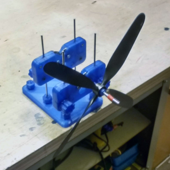 3D Printable Balancer for Propellers and Spinners by Marcin Hudyka