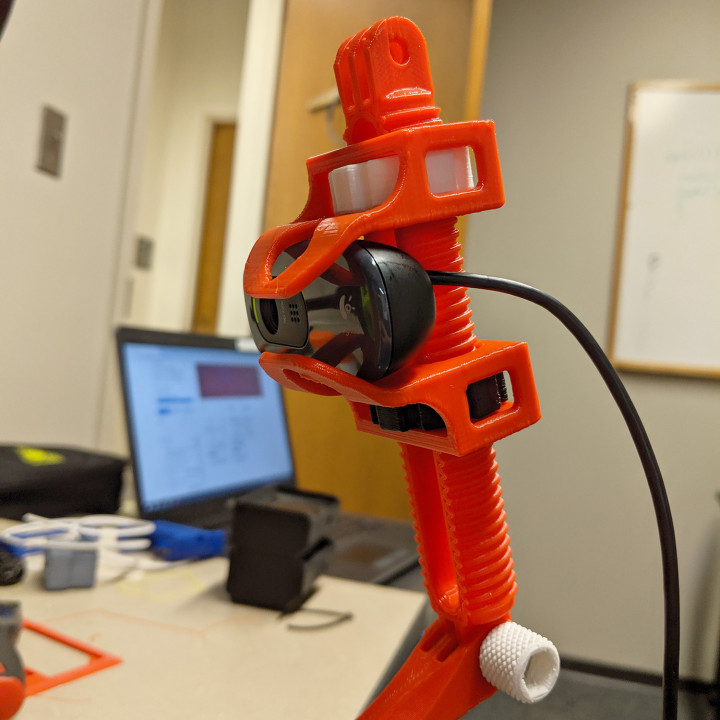 3D Printable Screw Clamp for Modular Mounting System by Flying Purple Cow