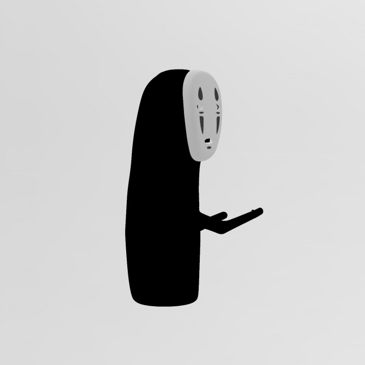 3D Printable no face man by christina