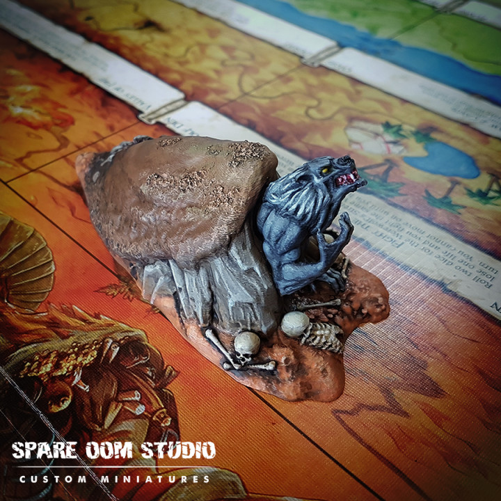 3D Printable Werewolf Den by Leavon Archer