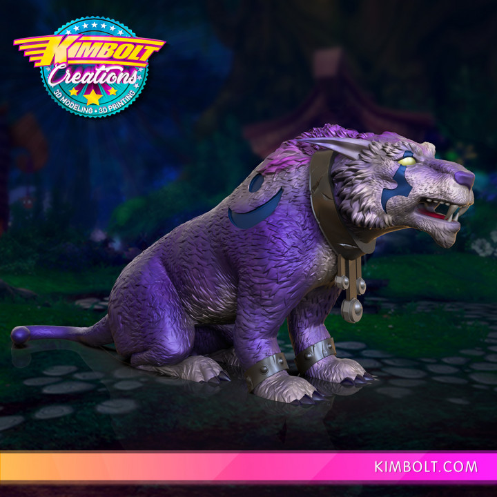 3D Printable Night Elf Druid Cat Form by FatesEnd