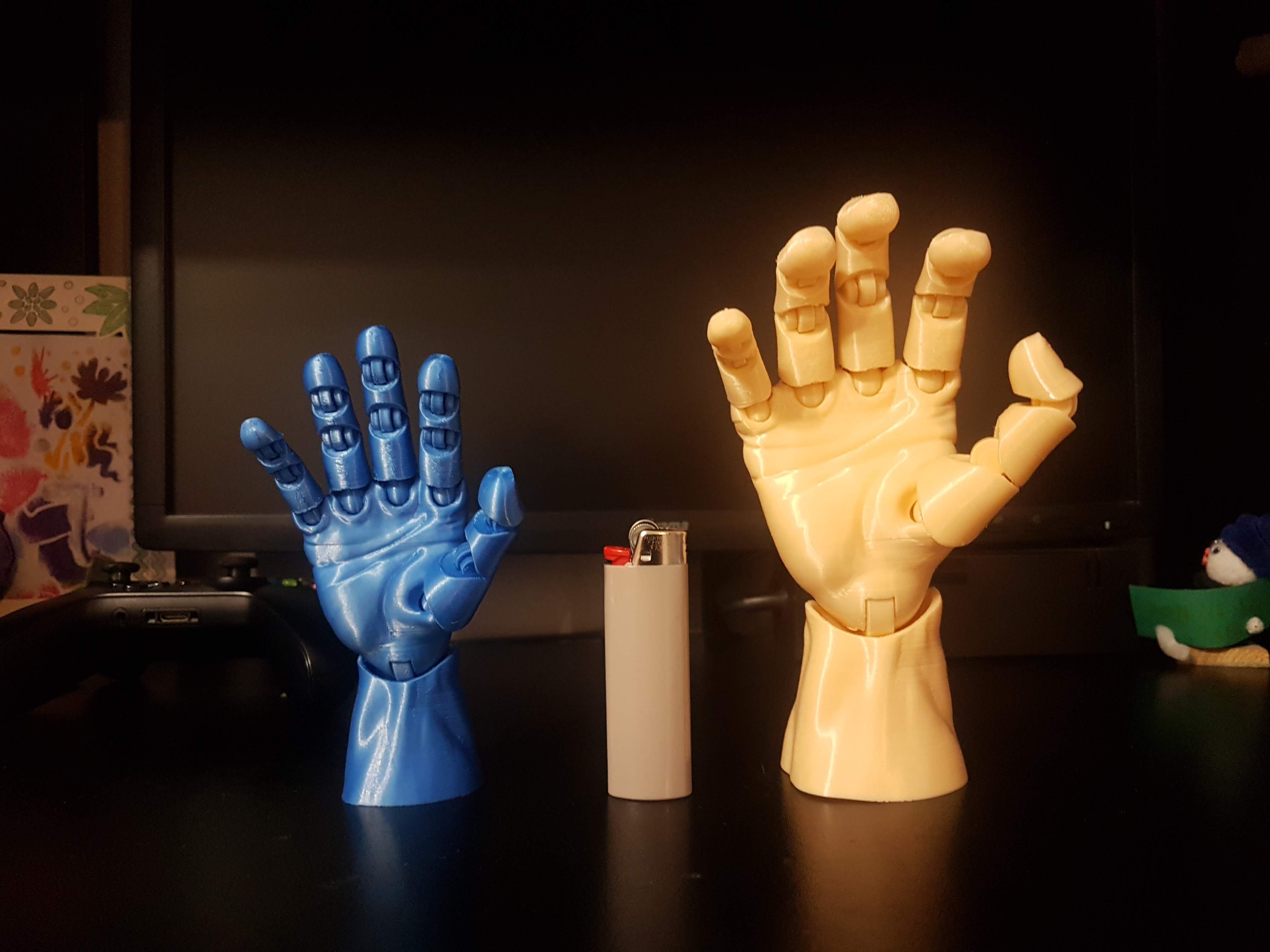 3D Print of Articulated Poseable Hand by xXCISSOUXx