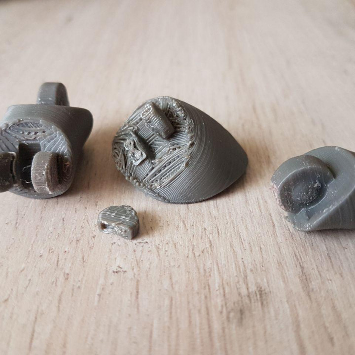 3D Print of Articulated Poseable Hand by Blendering