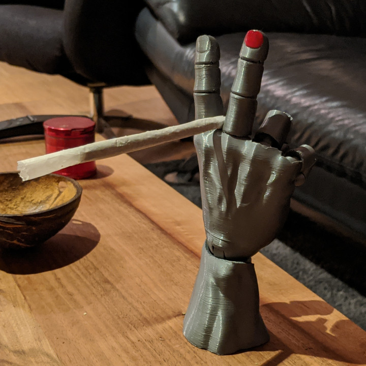3D Print of Articulated Poseable Hand by Dilli3000