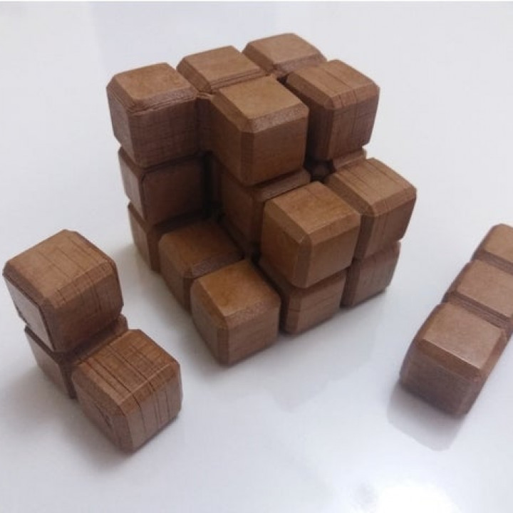 3D Printable Rubik's Bricks by Parth Chaudhari