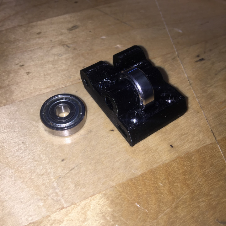 3D Printable Original Prusa MK3 Idler Door with Bearing by Brandon Beller