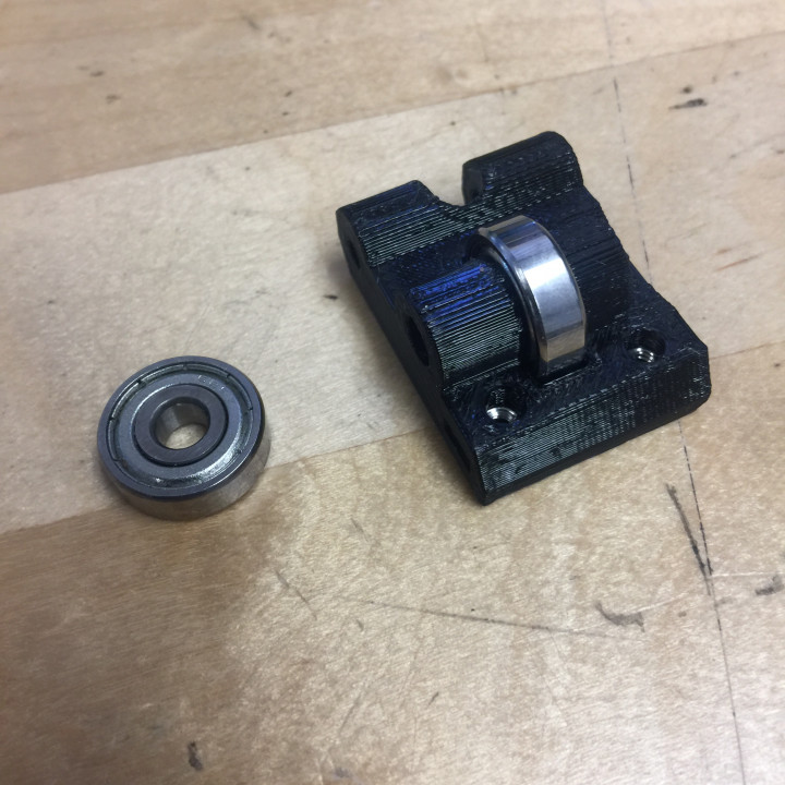 3D Printable Original Prusa MK3 Idler Door with Bearing by Brandon Beller