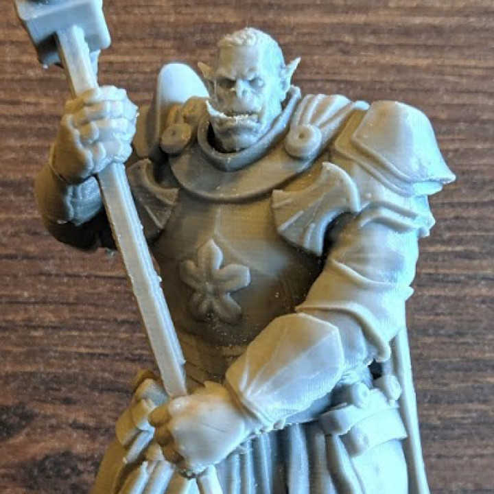 3D Printable Orc Fighter by 3DArtGuy