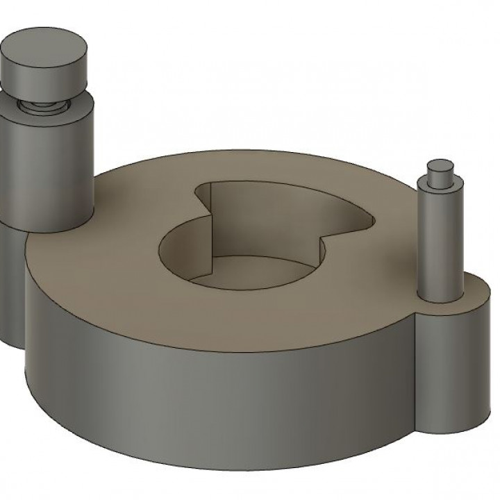 3D Printable self-centering hole jig by Hassan Mirza