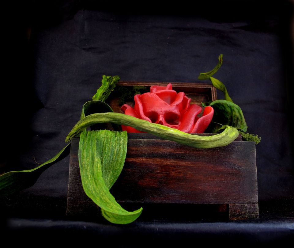 3D Printable Deadly Rose by Tanya Wiesner
