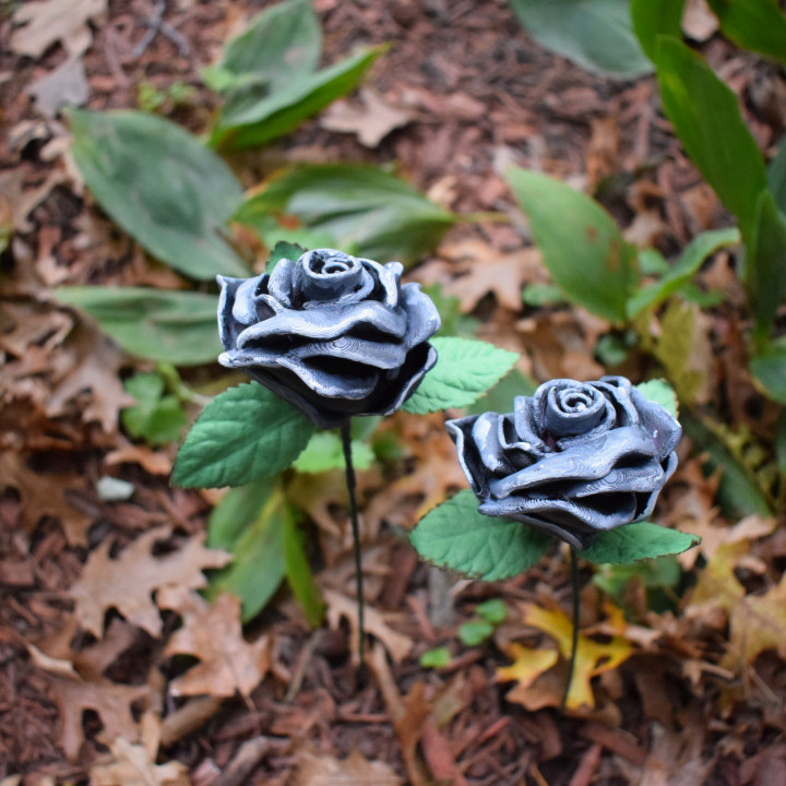 3D Printable Deadly Rose by Tanya Wiesner