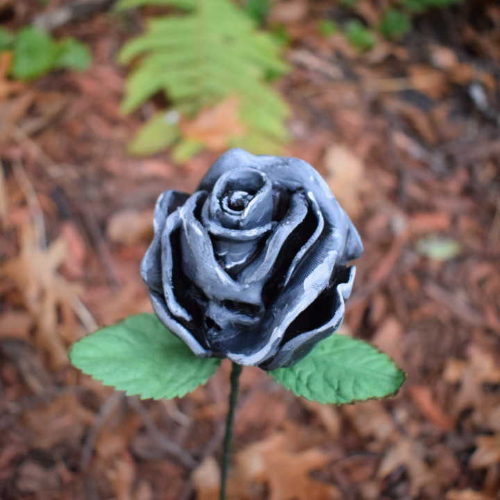 3D Printable Deadly Rose by Tanya Wiesner