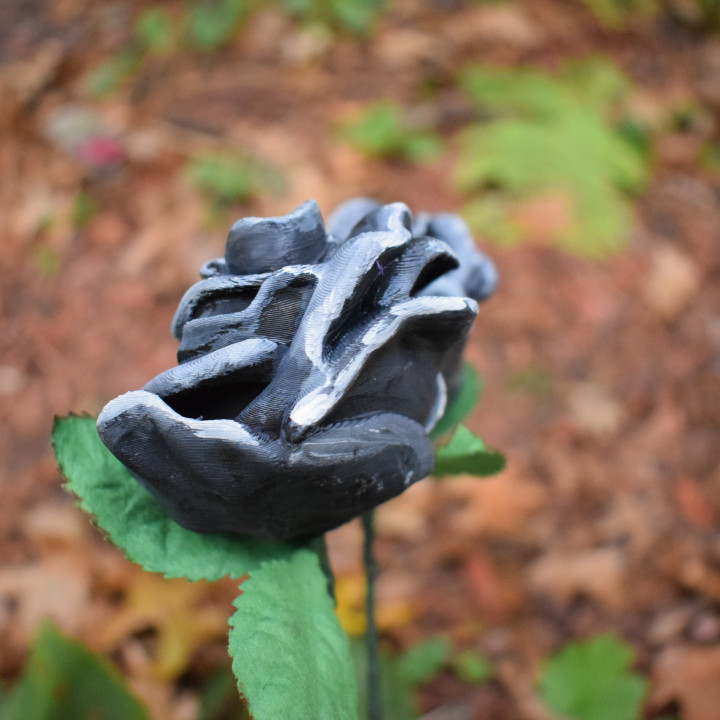 3D Printable Deadly Rose by Tanya Wiesner