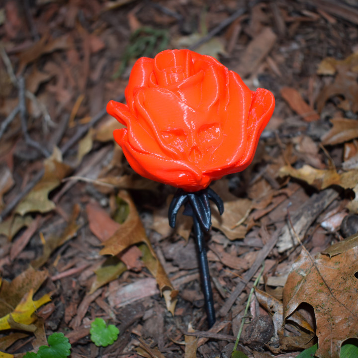 3D Printable Deadly Rose by Tanya Wiesner