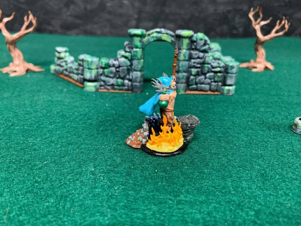 3D Printable Shadax the Wizard by Clay Rade