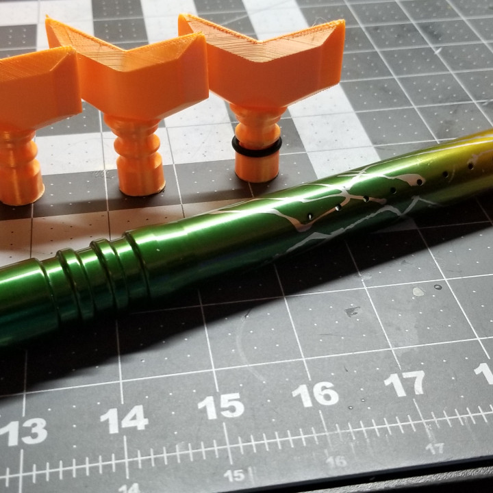 3D Printable Paintball Barrel Plug/Cover - Single O Ring & No Supports ...