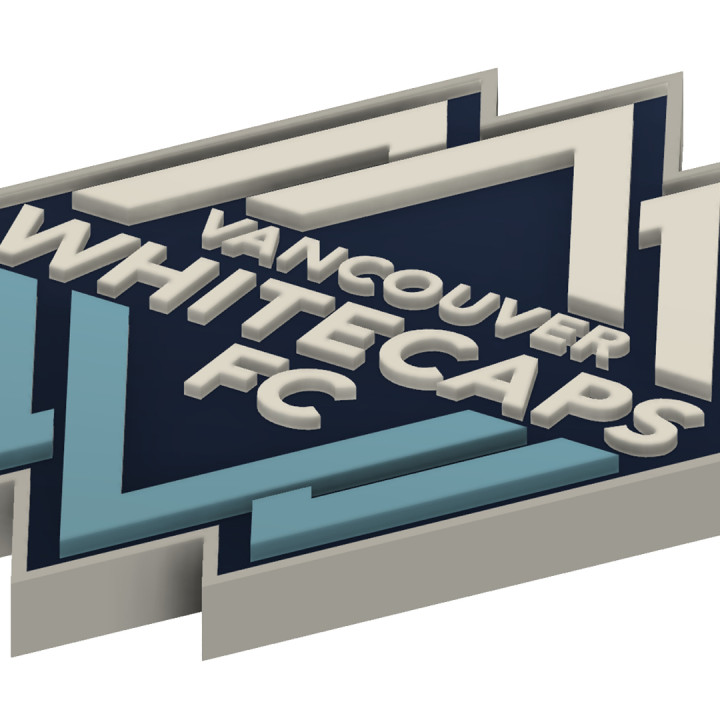 3D Printable Vancouver Whitecaps Logo by Anthony Reitan