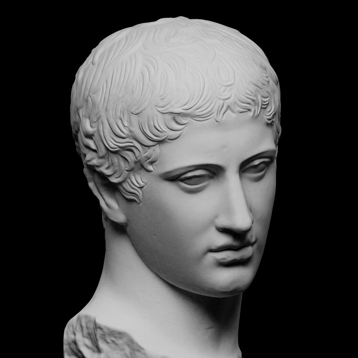 3D Printable From a statue of Diskoforos or Diskos carrier by SMK ...