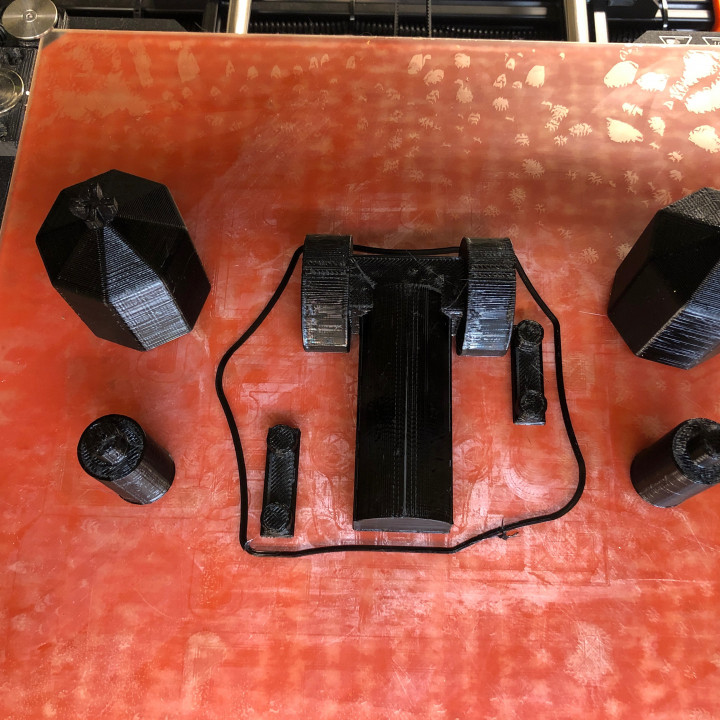 3D Printable Peg Board Tool Set by Erica