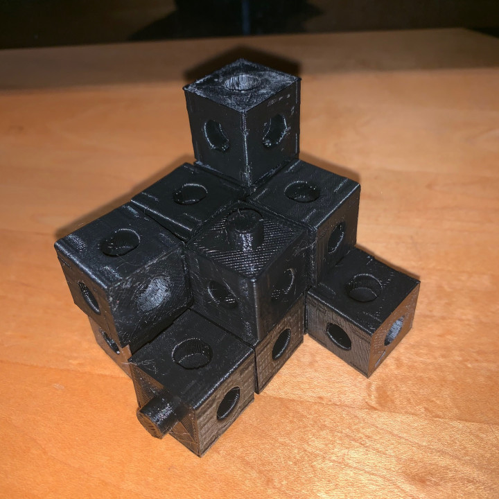 3D Printable Spatial Visualization Helper Blocks by Tyler