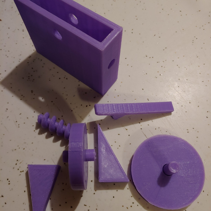 3D Printable Simple Machines Collection by Eric Benson