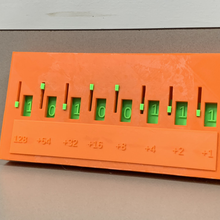 3D Printable Binary Calculator by Austin Ballou