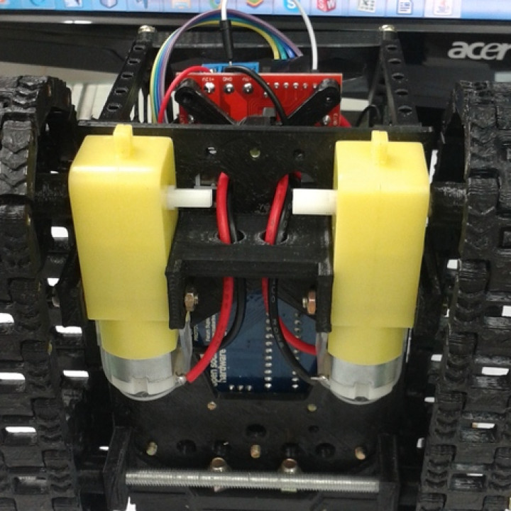 3D Printable Tank Scratch Arduino by Digno Alfredo Talavera Rojas