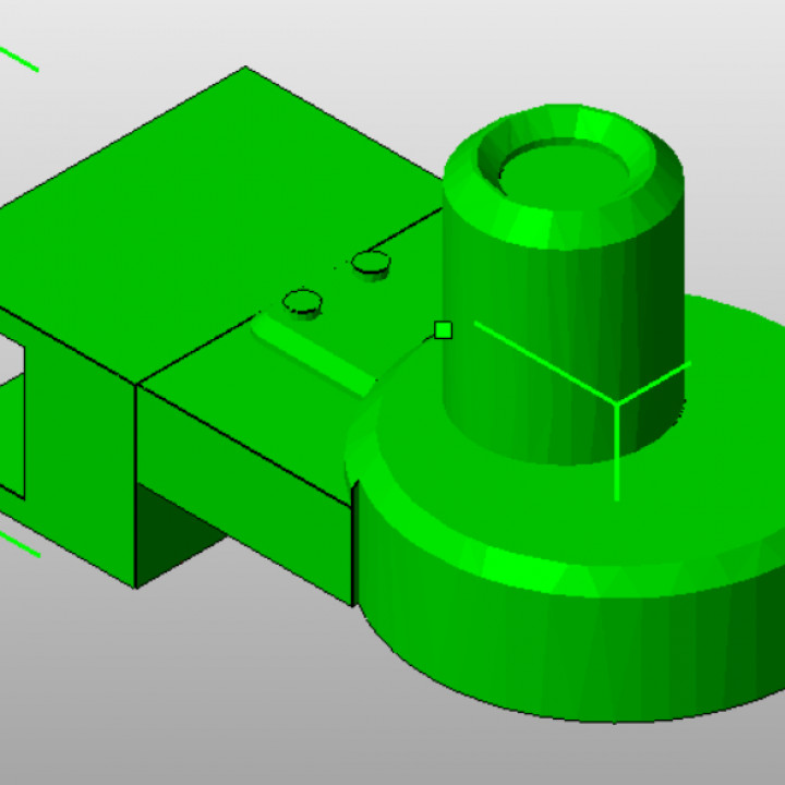 3D Printable Cochin Barge Hitch Connector by Roy Trahan
