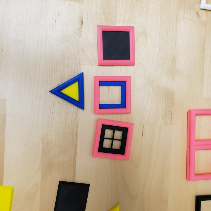 3D Printable Magnetic Tile Construction Set by Tom Giannone