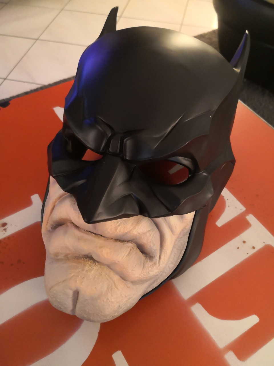 3D Printable The Bat Chin - Batman Mask by Tom Davis